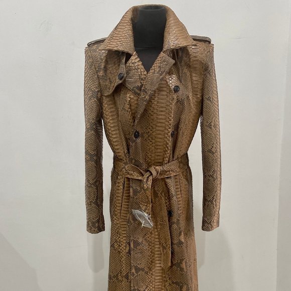 CUSTOM NADE | Jackets & Coats | Mens Dragon Python Trench Coat | Poshmark